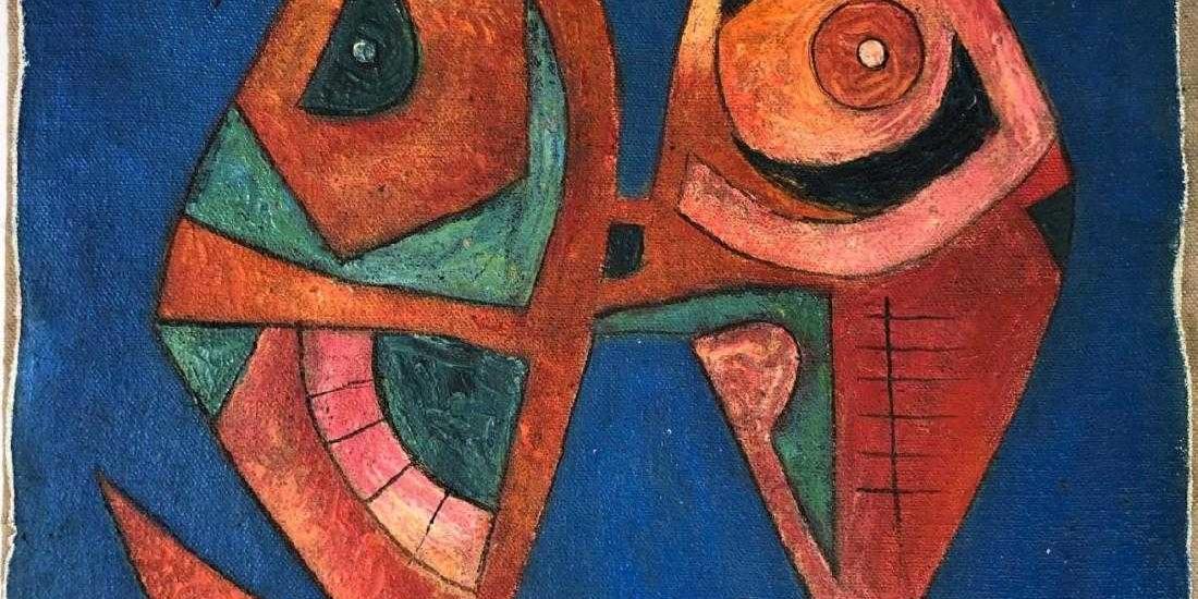 Ang Kiukok (1931 - 2005) Oil on Board - Sarasota Estate Auction