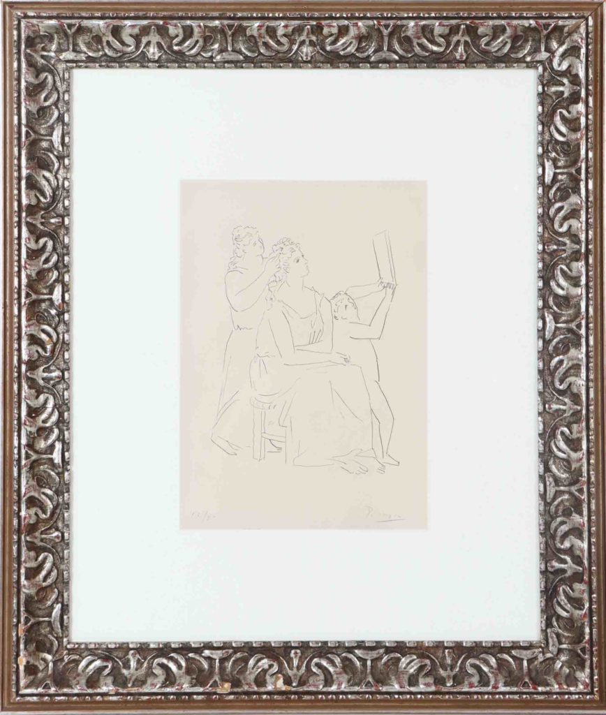 Pablo Picasso 1881 1973 Spanish Early Lithograph Numbered And Signed